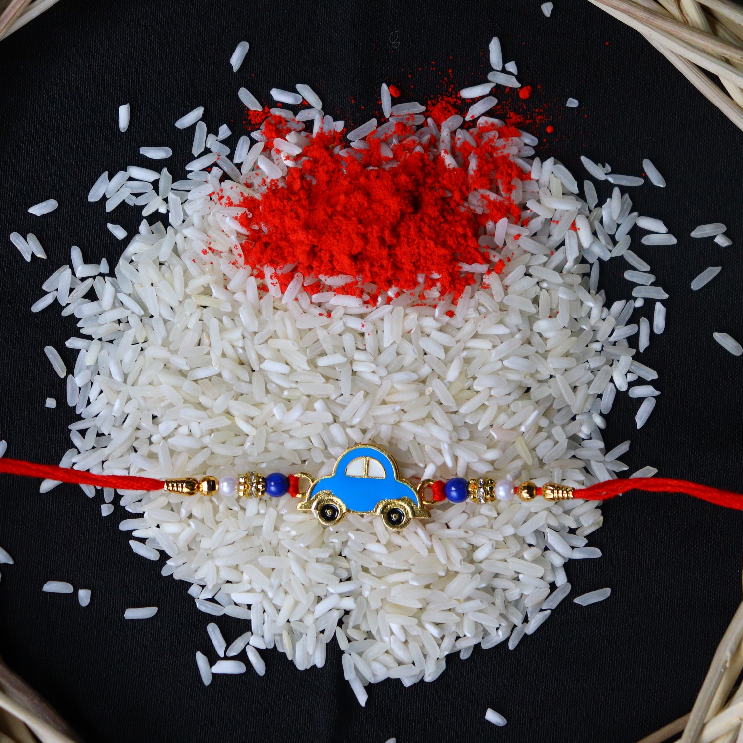 Blue Car Rakhi For Kids – Online Buyer